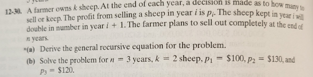 Solved Solve Using Deterministic Dynamic Programming Or 5685