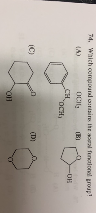 Acetal Functional Group