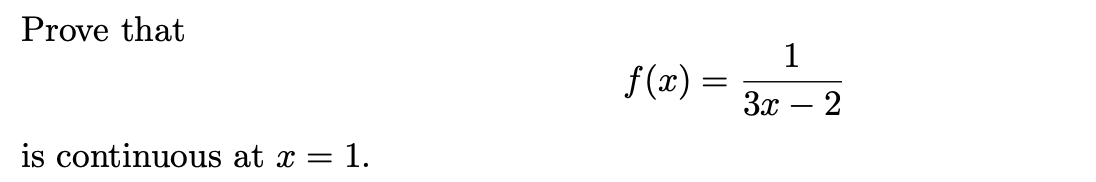 Solved Using a delta-epsilon proof, solve the following | Chegg.com