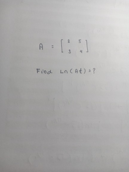 Solved A (1) Find Lncat) = ? | Chegg.com