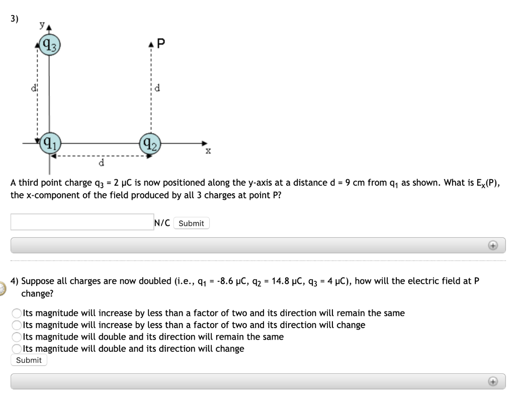 Solved Electric Field from Point Charges 4 | 5 Two point | Chegg.com