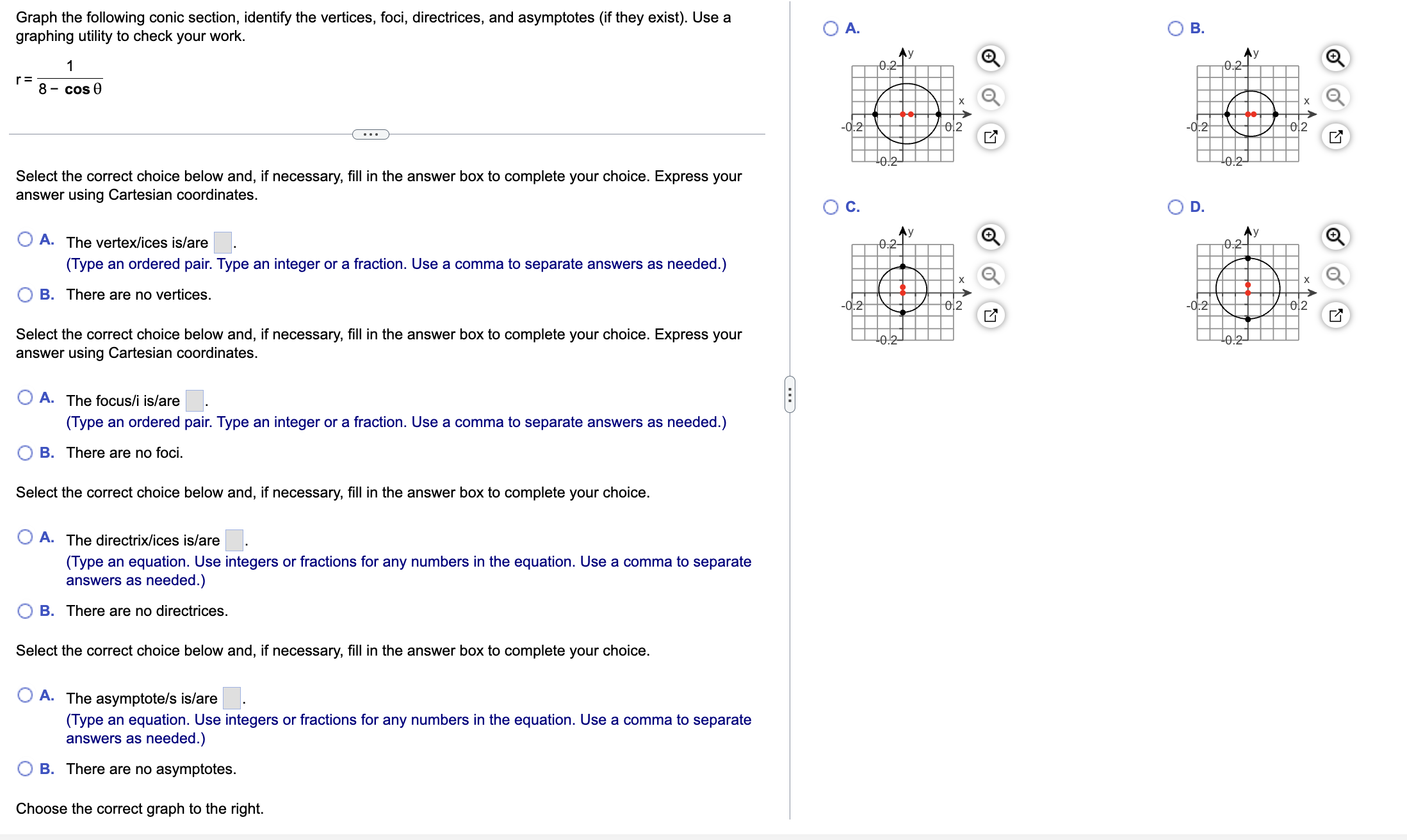 Solved Graph the following conic section, identify the | Chegg.com