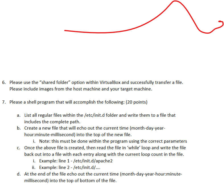 Solved 6. Please use the "shared folder" option within | Chegg.com