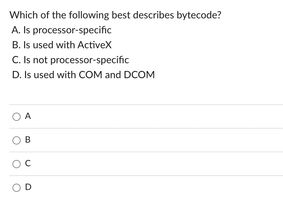 Solved A CISSO must understand the different types of | Chegg.com