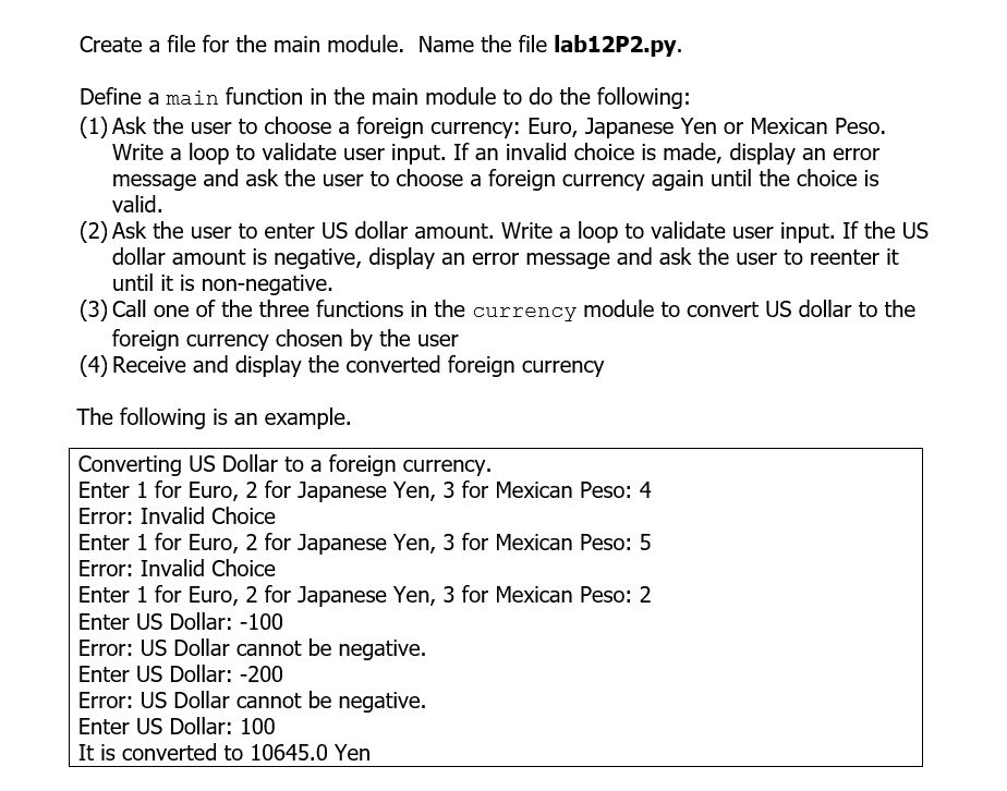 Solved PROBLEM 2 This problem is about Python modules. Crate | Chegg.com