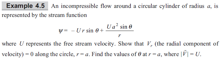 Solved Example 4 5 Represented By The Stream Function An Chegg Solved Example 4 5 Represented By The Stream Function An Chegg