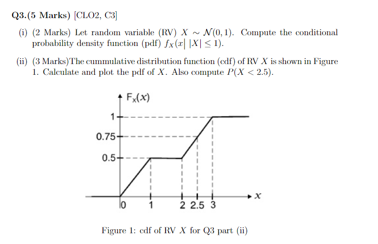 Solved Q35 Marks Clo2 C3 I 2 Marks Let Random 