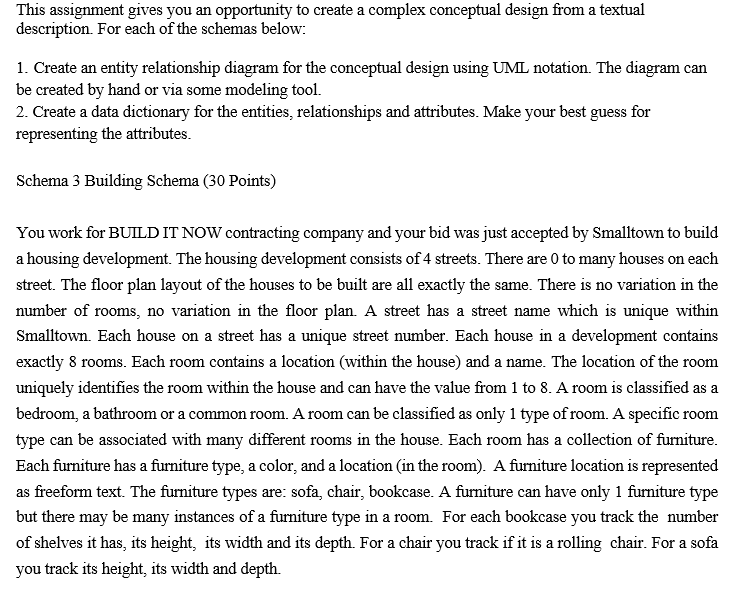 Solved This assignment gives you an opportunity to create a | Chegg.com