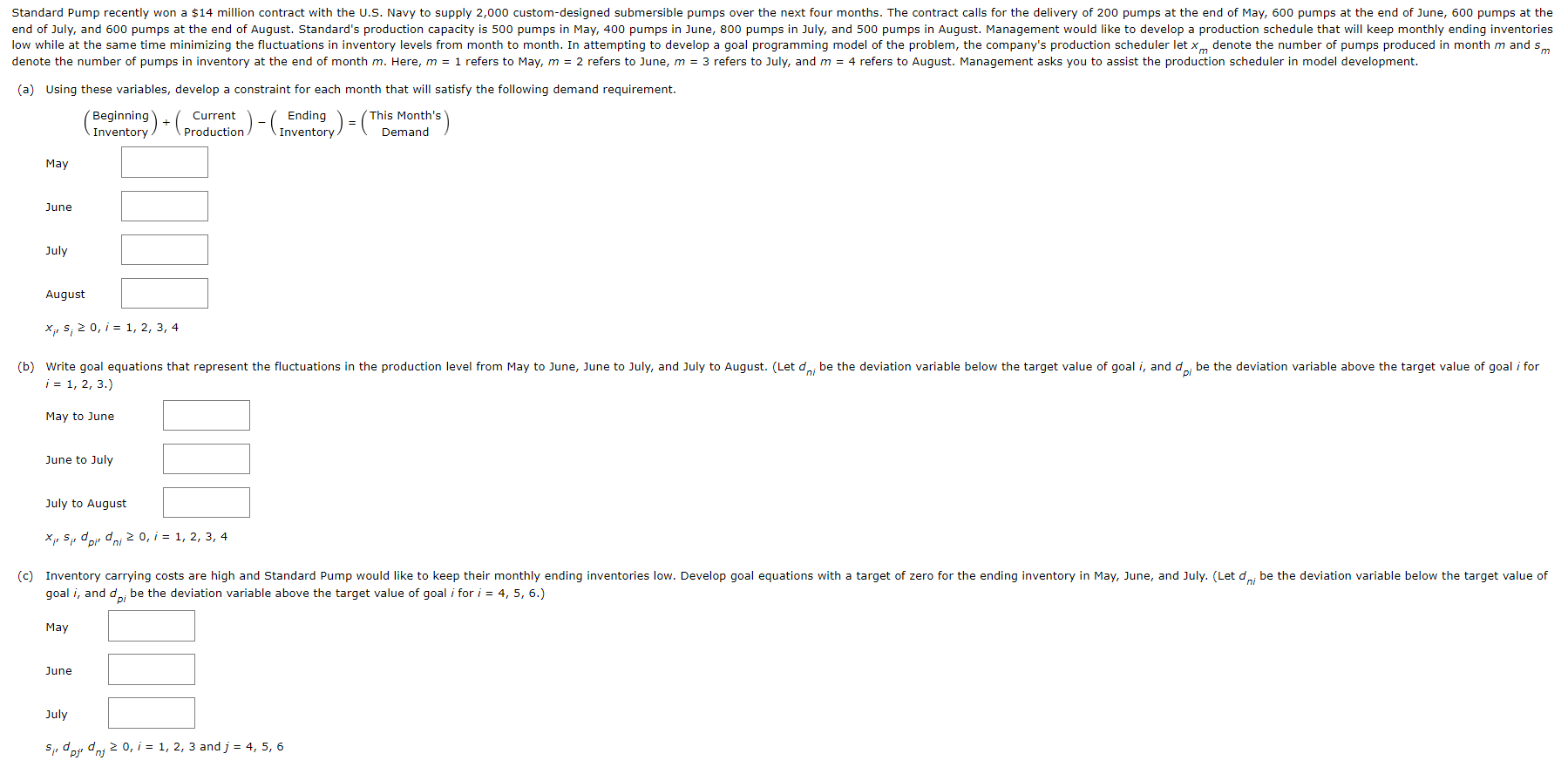 Solved (a) Using these variables, develop a constraint for | Chegg.com