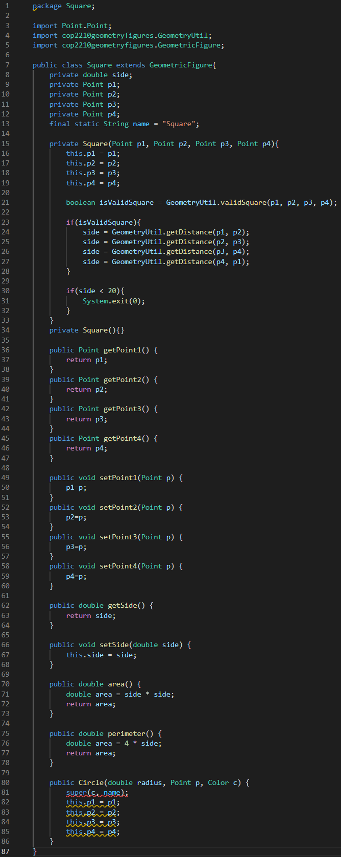 Solved (This is a continuation of a previous Java coding | Chegg.com