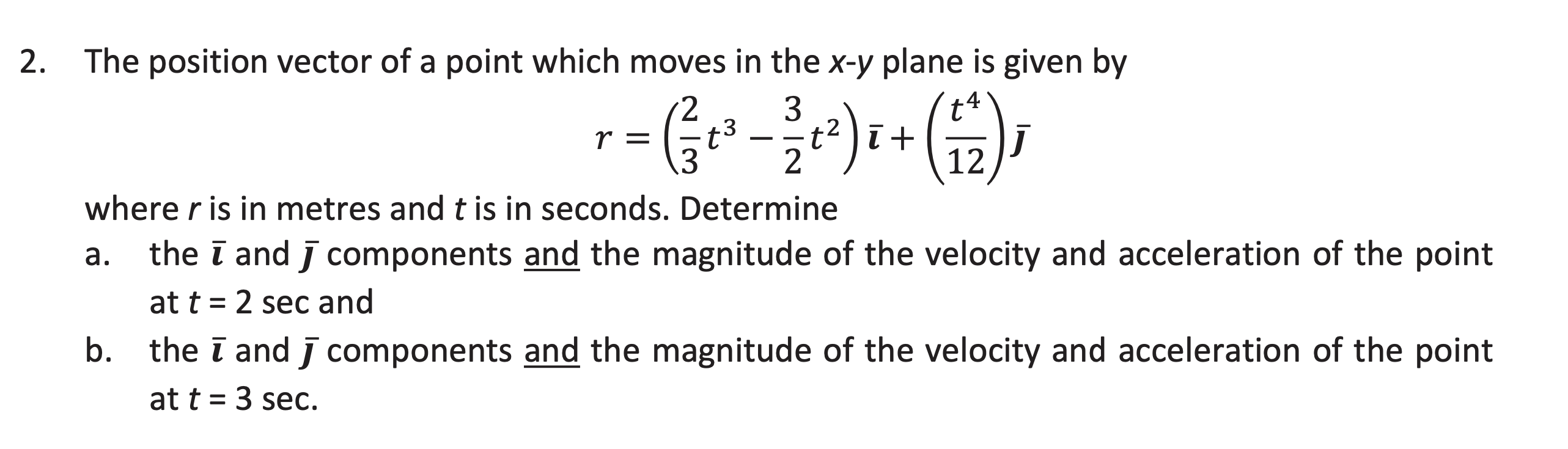 Part 2 Cartesian Coordinates This Question Relates 