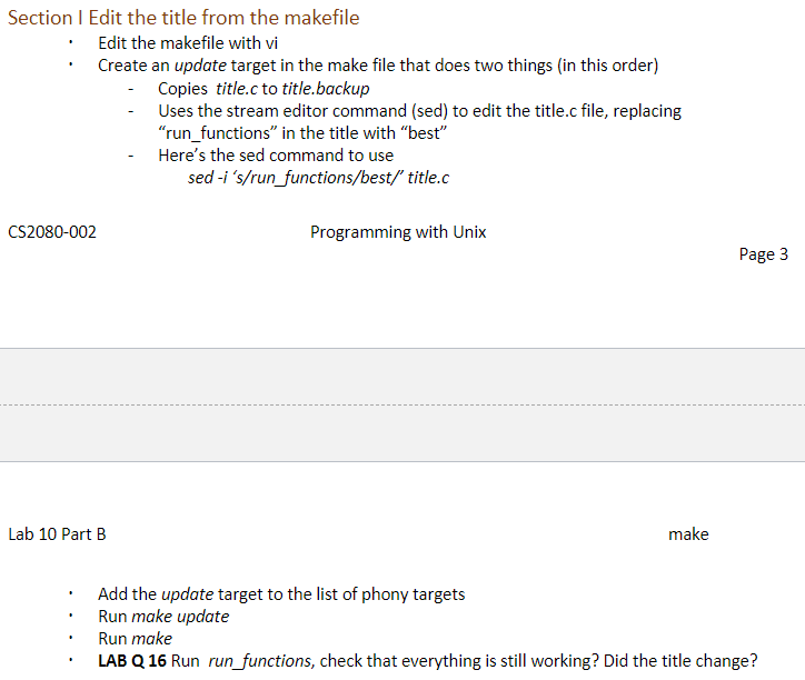 Solved list You will find these files in your new lab10 | Chegg.com