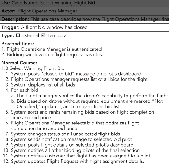 Solved The project asks for a minimum of three use cases | Chegg.com