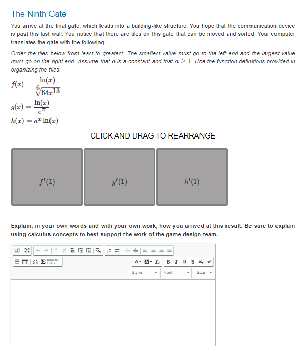 Solved The Ninth Gate You arrive at the final gate, which | Chegg.com