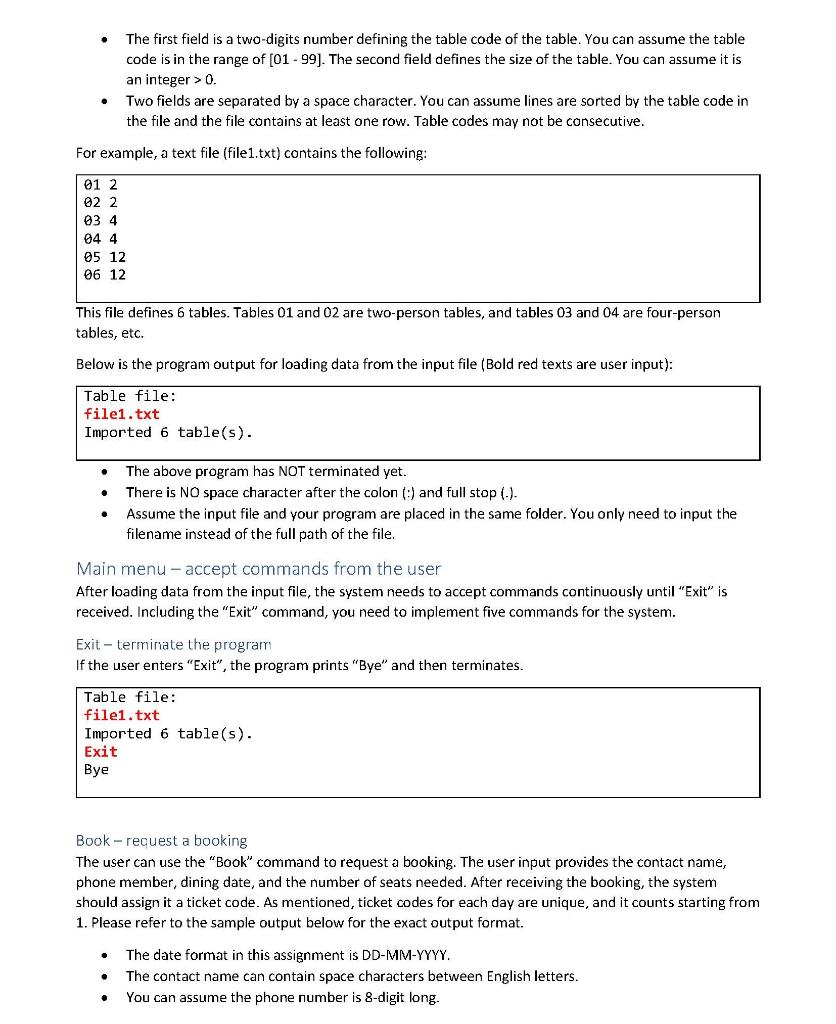Solved Overview In this assignment, you are going to build a | Chegg.com