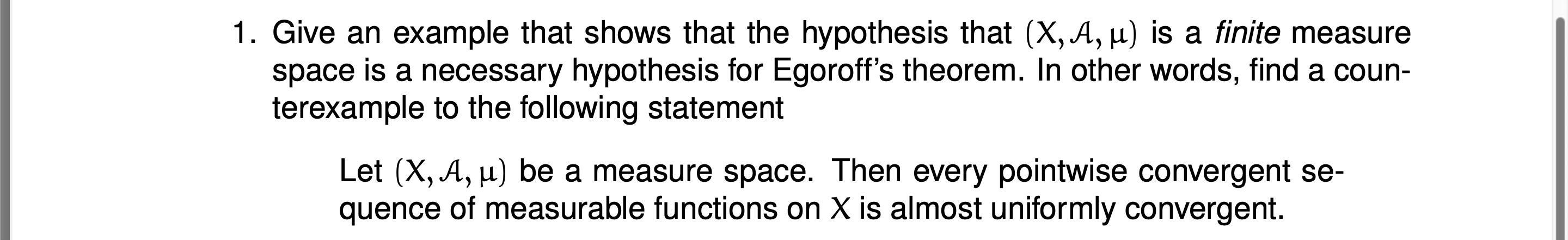 Solved Give an example that shows that the hypothesis that | Chegg.com