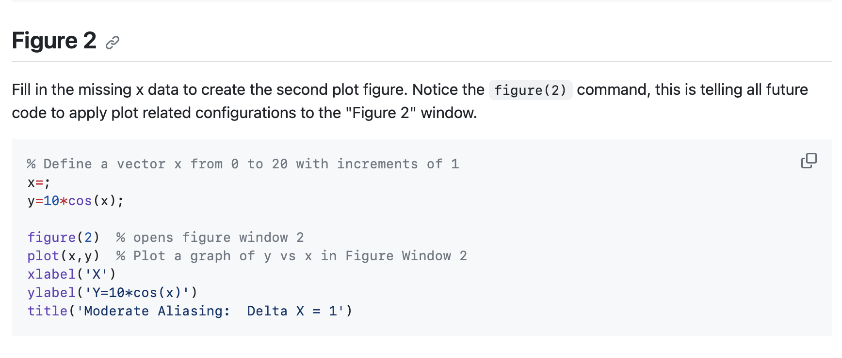 Solved Fill in the missing x data to create the first plot | Chegg.com