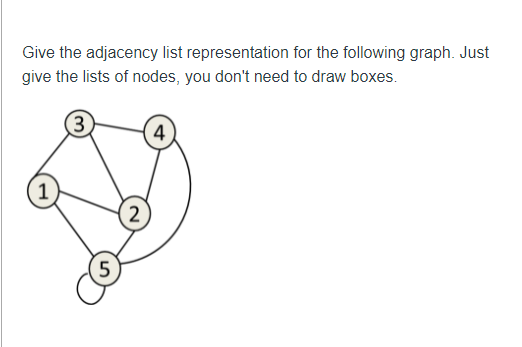 Solved Discrete Structures 2: Give the adjacency | Chegg.com