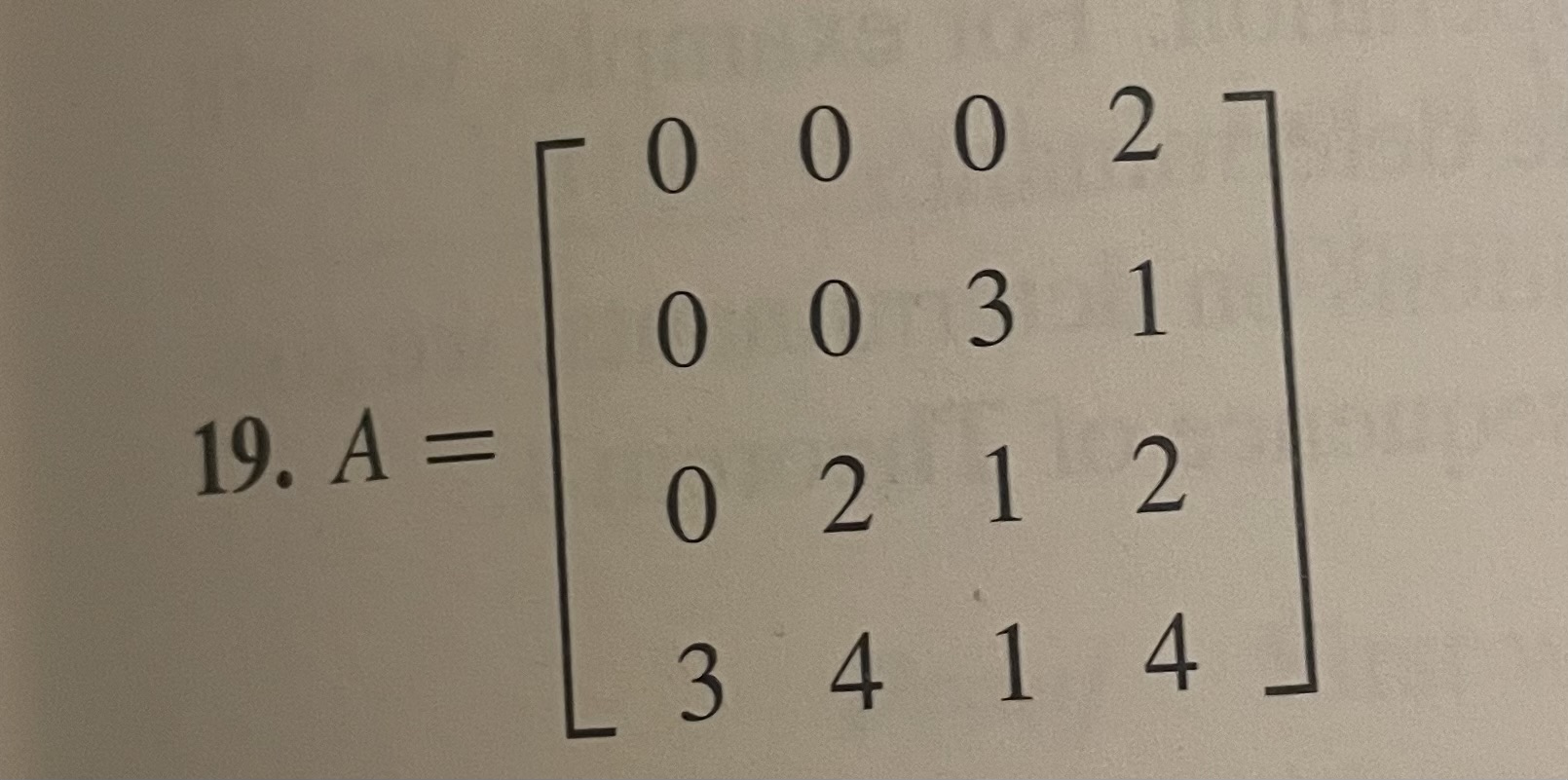 Solved In Exercises 8−19, calculate the determinant of the | Chegg.com