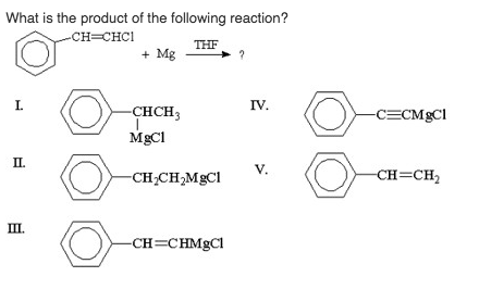 Solved What is the product of the following reaction? THF + | Chegg.com