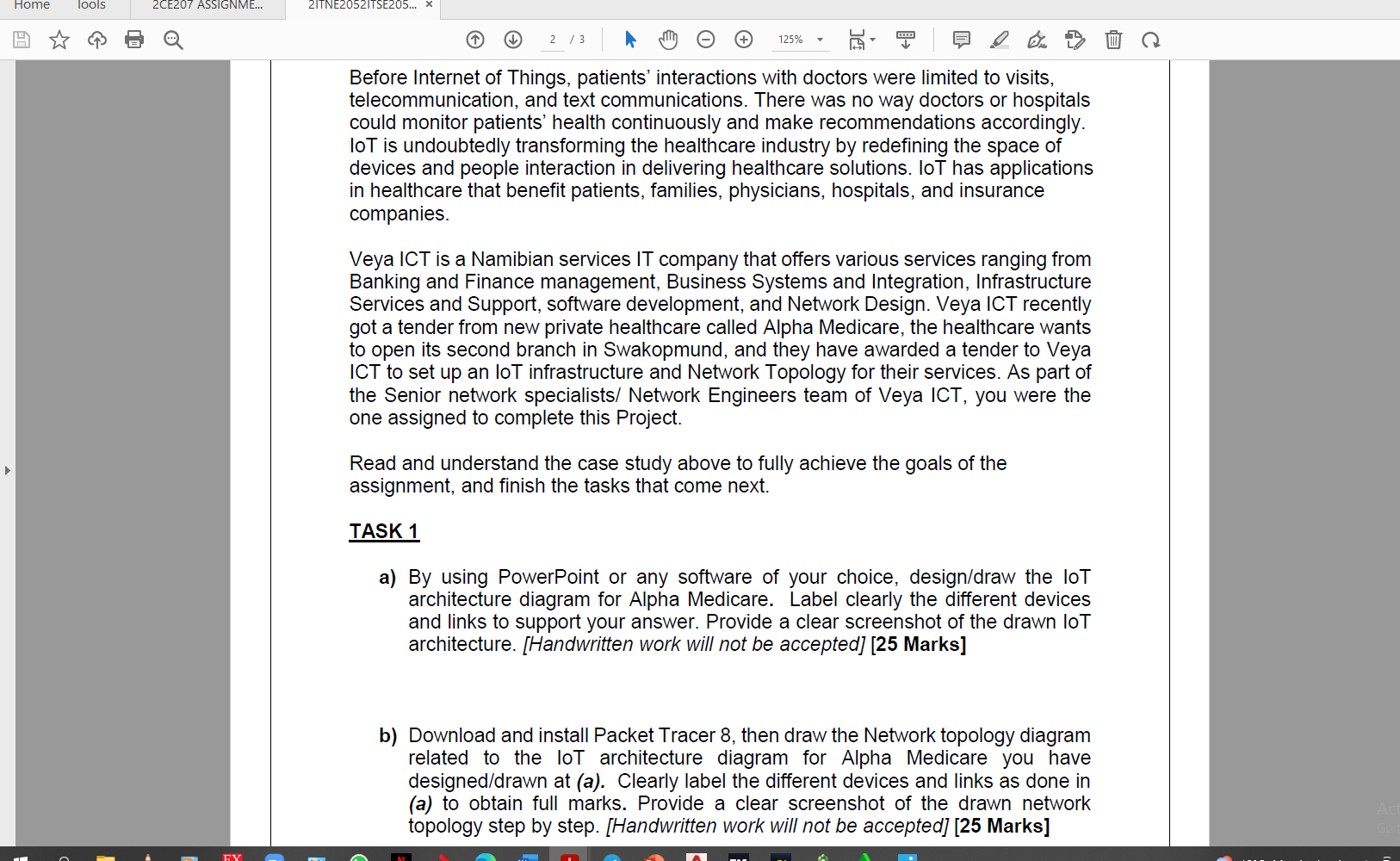 Solved Before Internet of Things, patients' interactions | Chegg.com