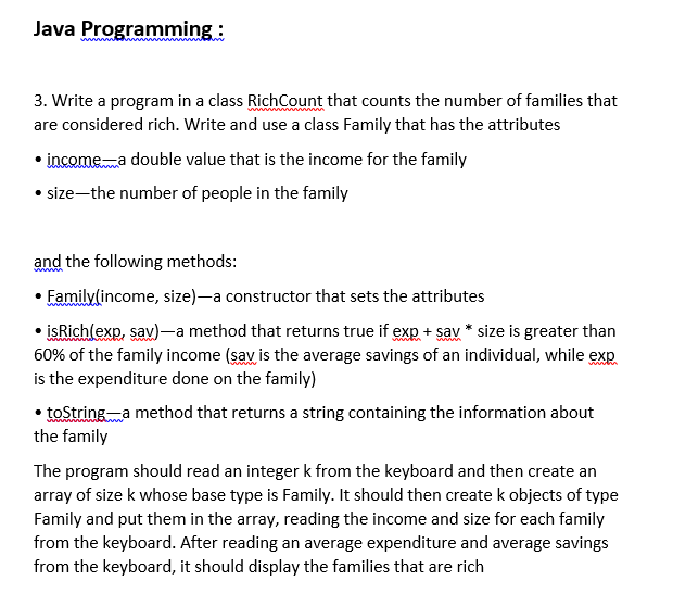 Solved Java Programming 3 Write A Program In A Class 0614