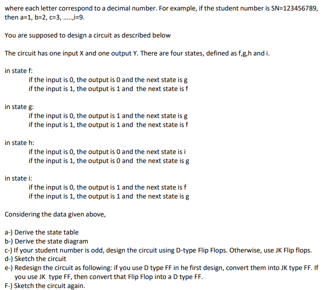 Solved where each letter correspond to a decimal number. For | Chegg.com