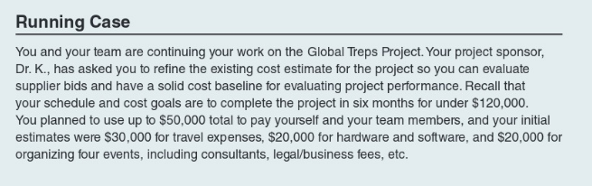 Solved Running Case You and your team are continuing your | Chegg.com