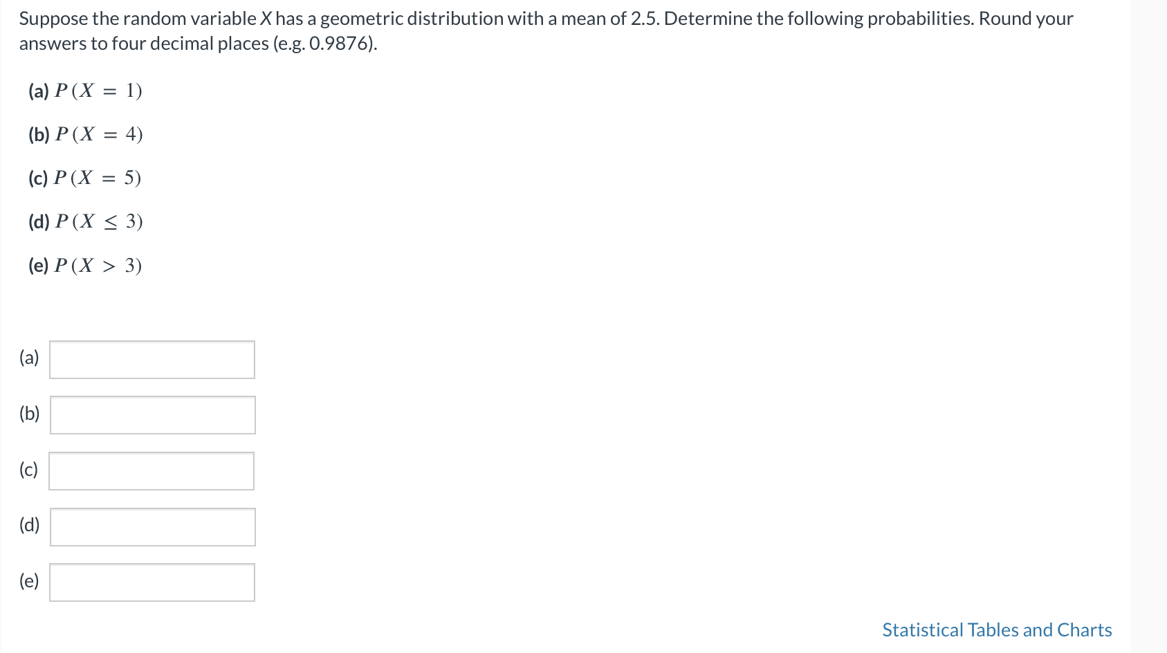 Solved Suppose the random variable X has a geometric | Chegg.com
