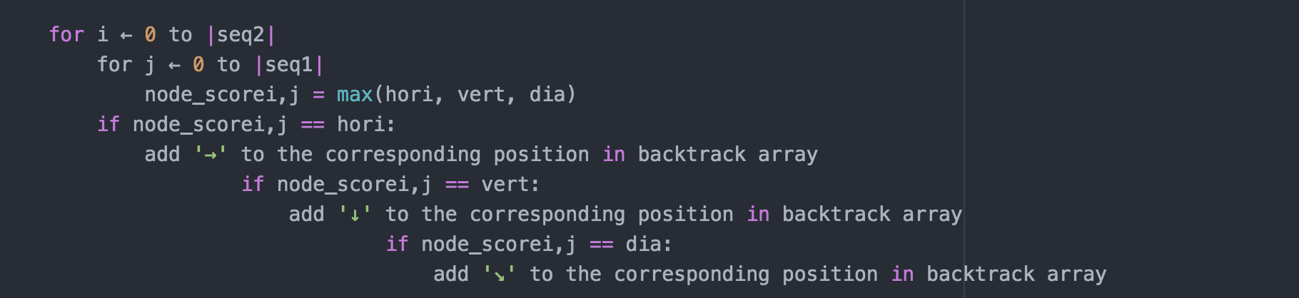 Solved This is the backtrack arrow code I am using for dan | Chegg.com