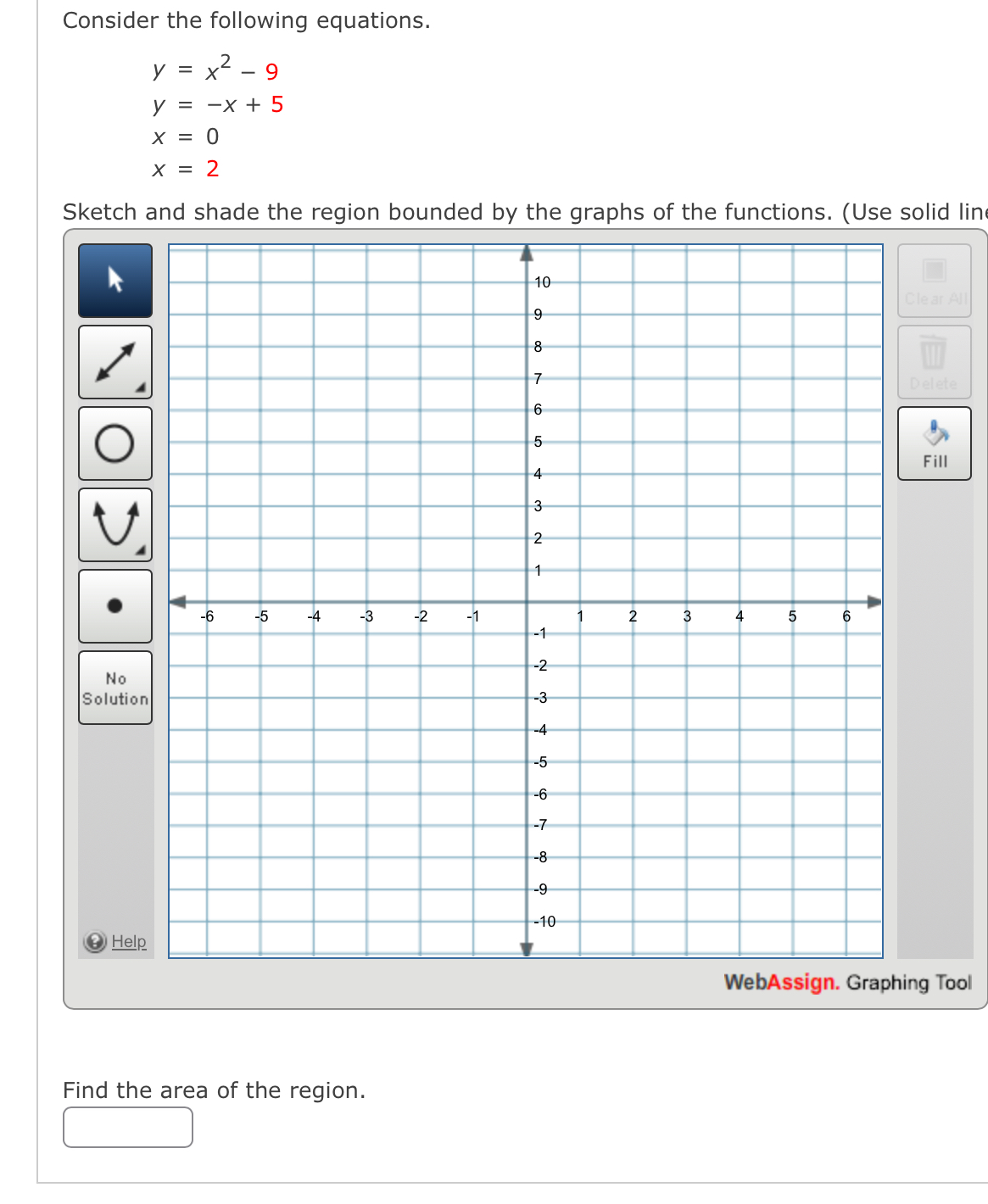 Solved Can you please help me with area of the region , and | Chegg.com
