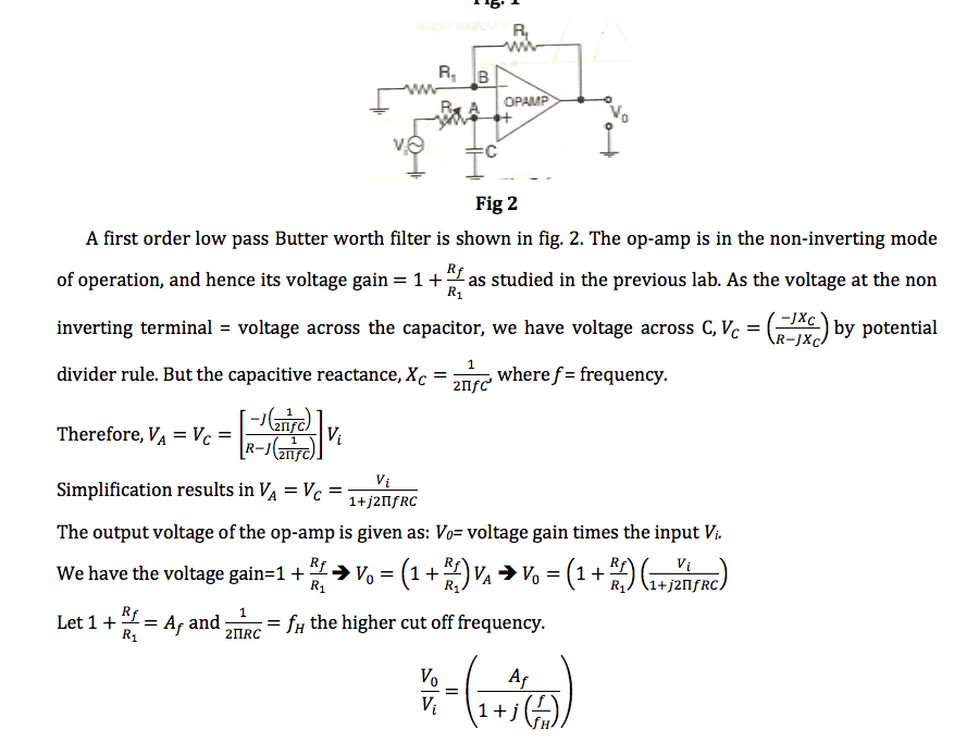 Solved Active Filters A filter is an electric network which | Chegg.com