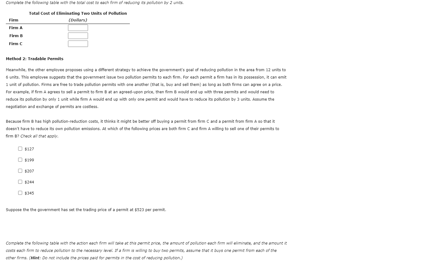 Solved 5. Correcting for negative externalities - Regulation | Chegg.com