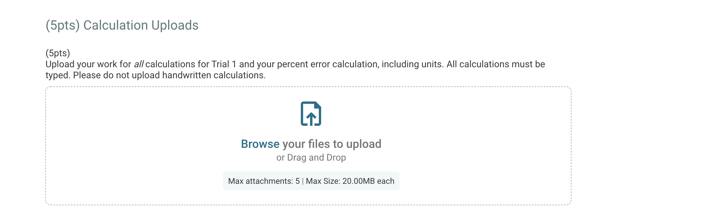Solved Calculations for experimentally determining R Trial 1 | Chegg.com