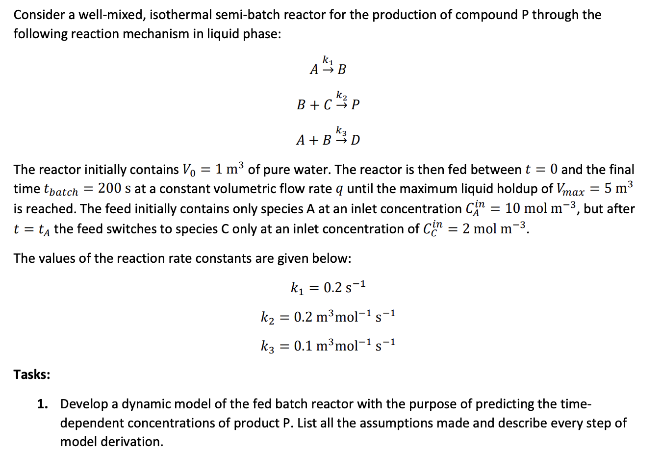 Solved How do you create the ODE with the derivation of each | Chegg.com
