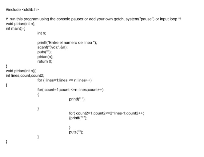 Solved \#include f∗ run this program using the console | Chegg.com