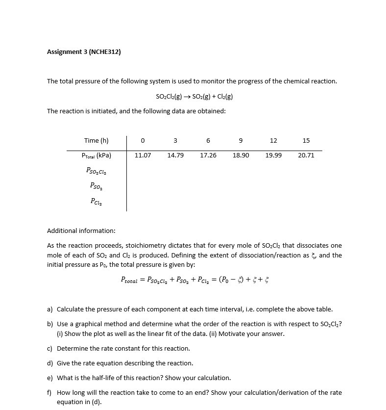 Solved Please help me with this physical Chemistry | Chegg.com