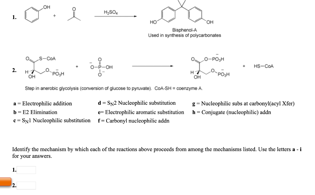 Solved H2SO4 но он Bisphenol-A Used in synthesis of | Chegg.com