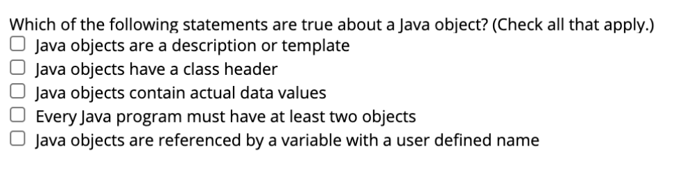 Solved Which of the following statements are true about a | Chegg.com
