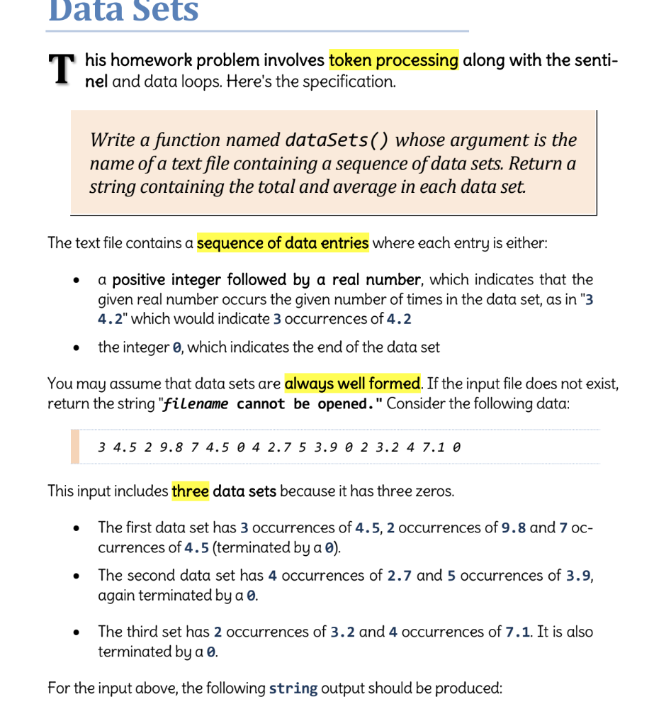 Solved Why is my code giving me "empty data set" when I | Chegg.com