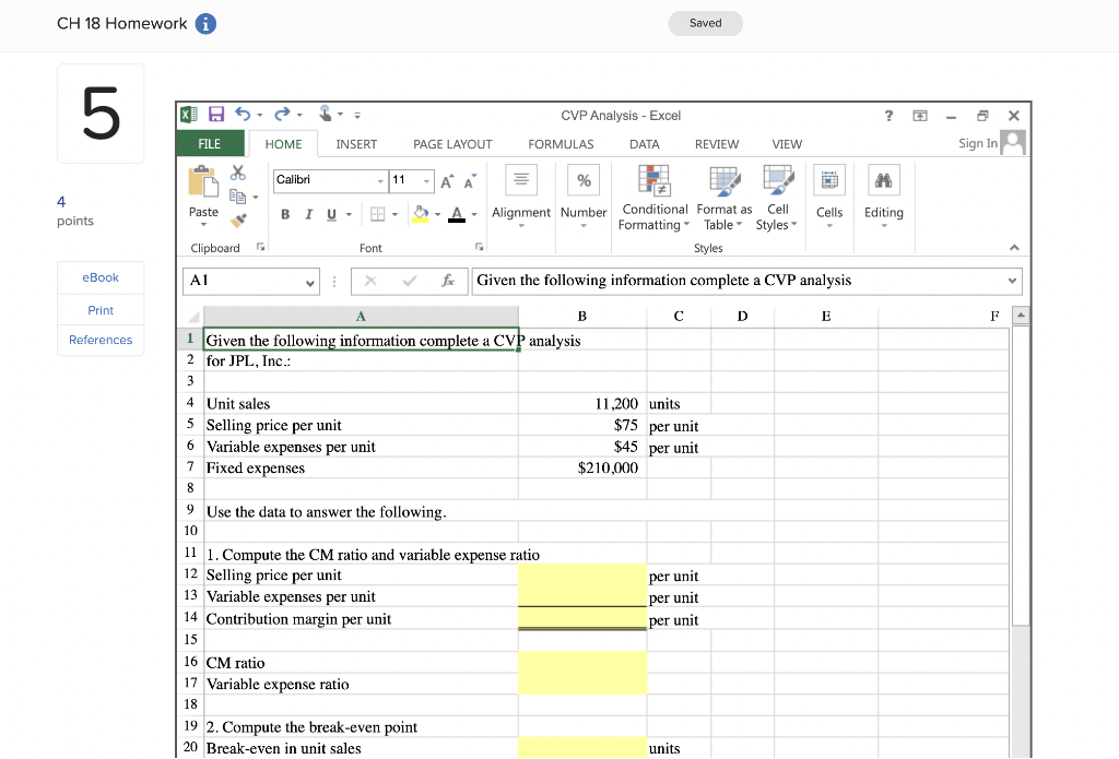 Solved CH 18 Homework (i) Saved | Chegg.com