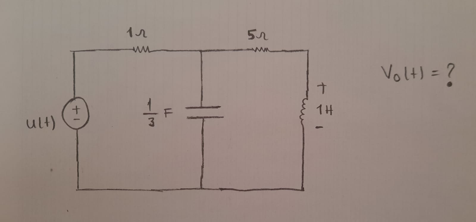 Solved Solve this signals and systems question. Find V_0(t). | Chegg.com