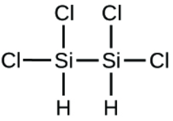 Solved CI CI | C—Si —Si - Cl | | H H Н. | Chegg.com