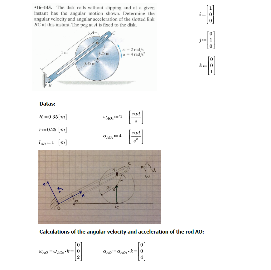 Solved ·16 145· The Disk Rolls Without Slipping And At A