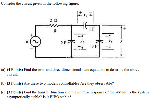 Solved Consider the circuit given in the following figure. | Chegg.com