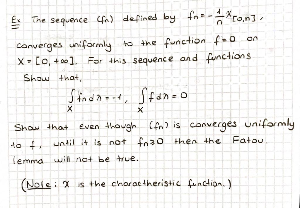Solved REAL ANALYSIS LESSONPlease solve step by step and in | Chegg.com