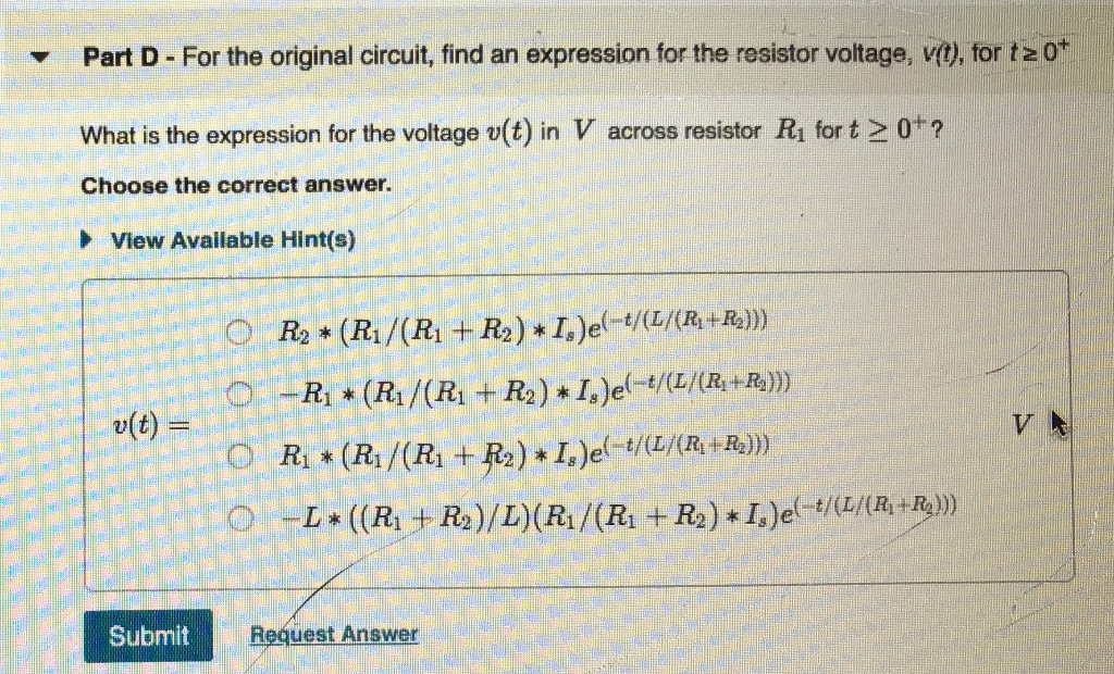 Solved The diagram (Figure 2)shows the circuit the instant | Chegg.com