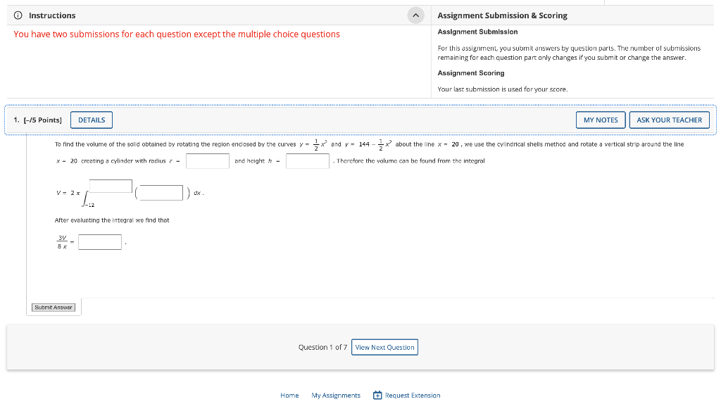 Solved Instructions Assignment Submission & Scoring You have | Chegg.com