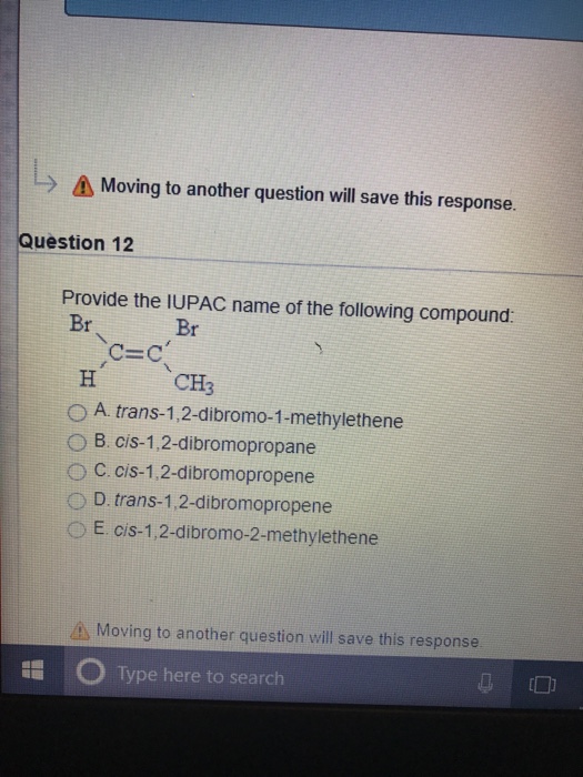 Solved Provide the IUPAC name of the following compound: A | Chegg.com