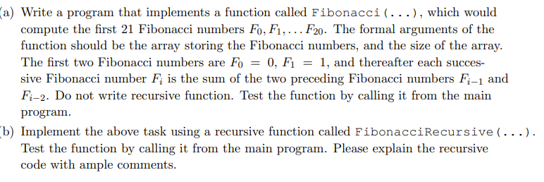 Solved (a) Write a program that implements a function called | Chegg.com
